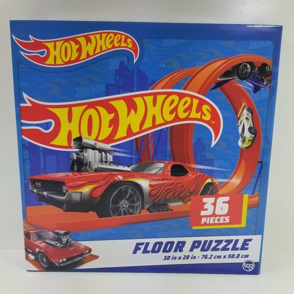 Hot Wheels | Toys | Hot Wheels Floor Puzzle 36 Pieces | Poshmark